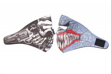 Best Zombie Half Masks / Face Masks for Bikers | Anything Zombie HQ